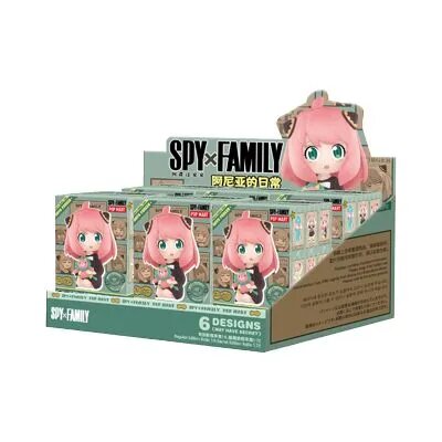 POP MART - Коллекция Spy Family Anya's Daily Life Серия Слепая коробка, Подарки, украшения комнат, Набор (6 шт)