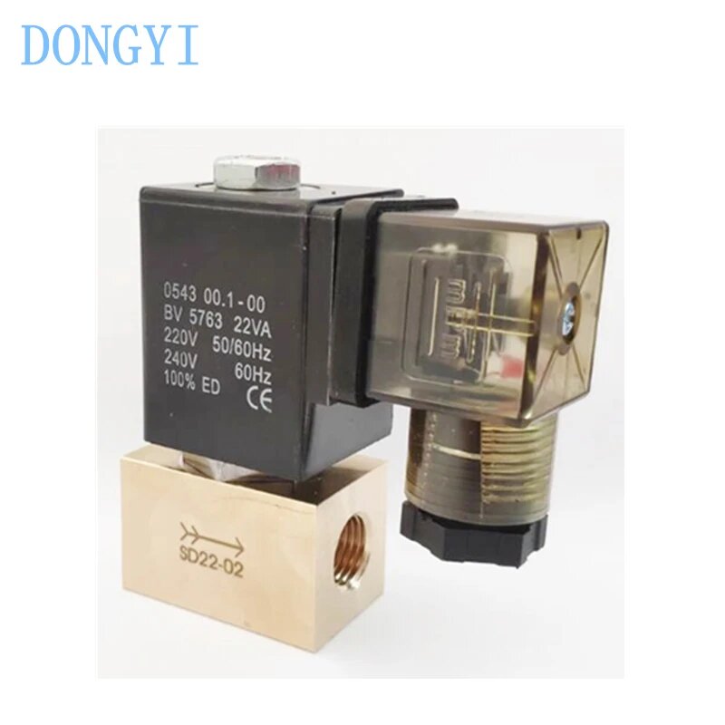 Электромагнитный клапан MIDCOOL JT22-02 / SD22-02 1/4", AC220V