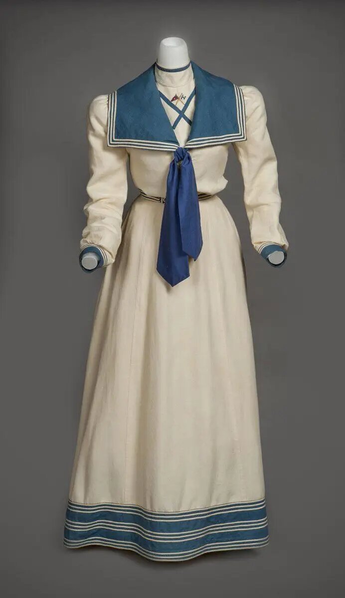Женский викторианский костюм морячки 1895 года XXXL, SM25102816