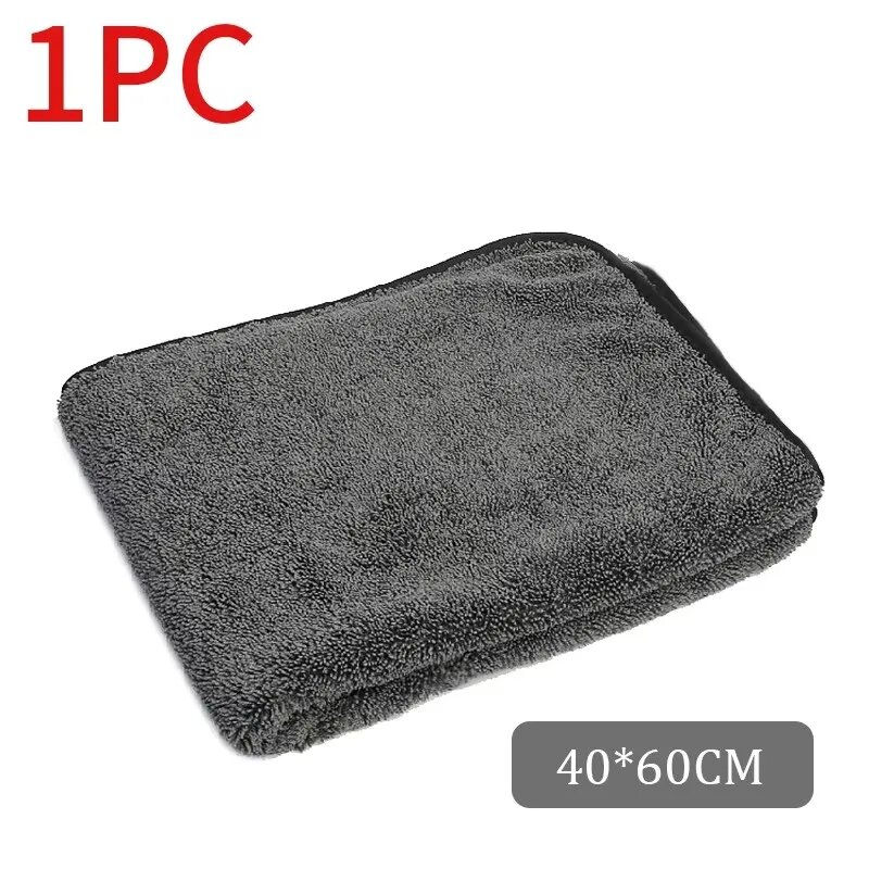 Высококачественное Полотенце Для Мытья Автомобиля Из Микрофибры SEAMETAL Grey 40x60cm