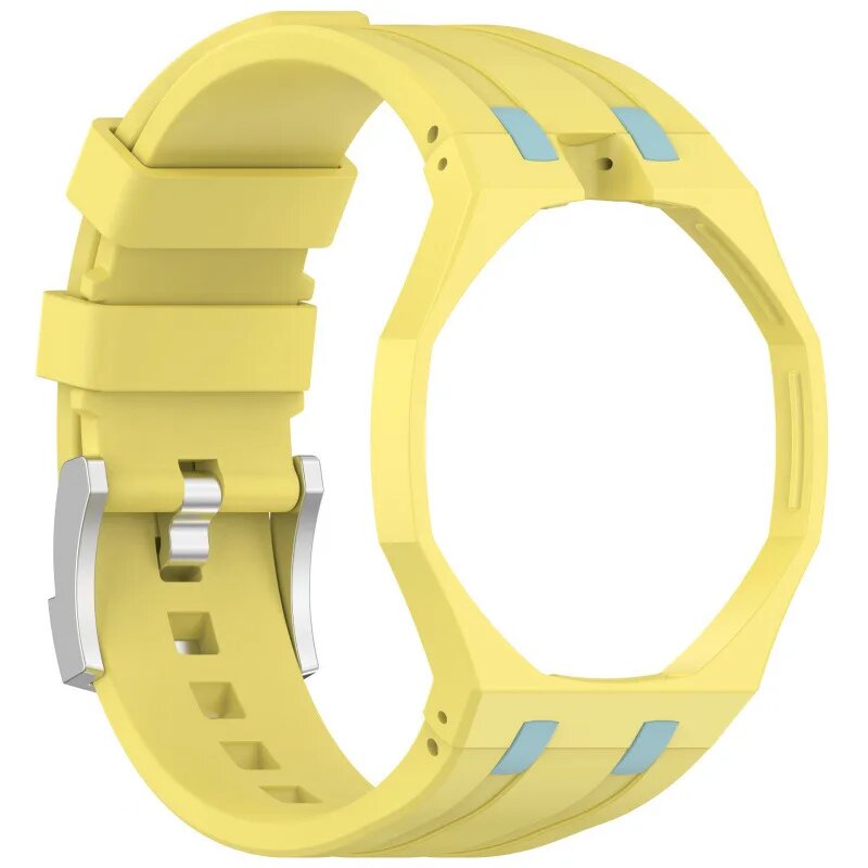 OTBROTHER Ремешок для часов Swatch AP Royal POP Yellow Sky Blue 12.0