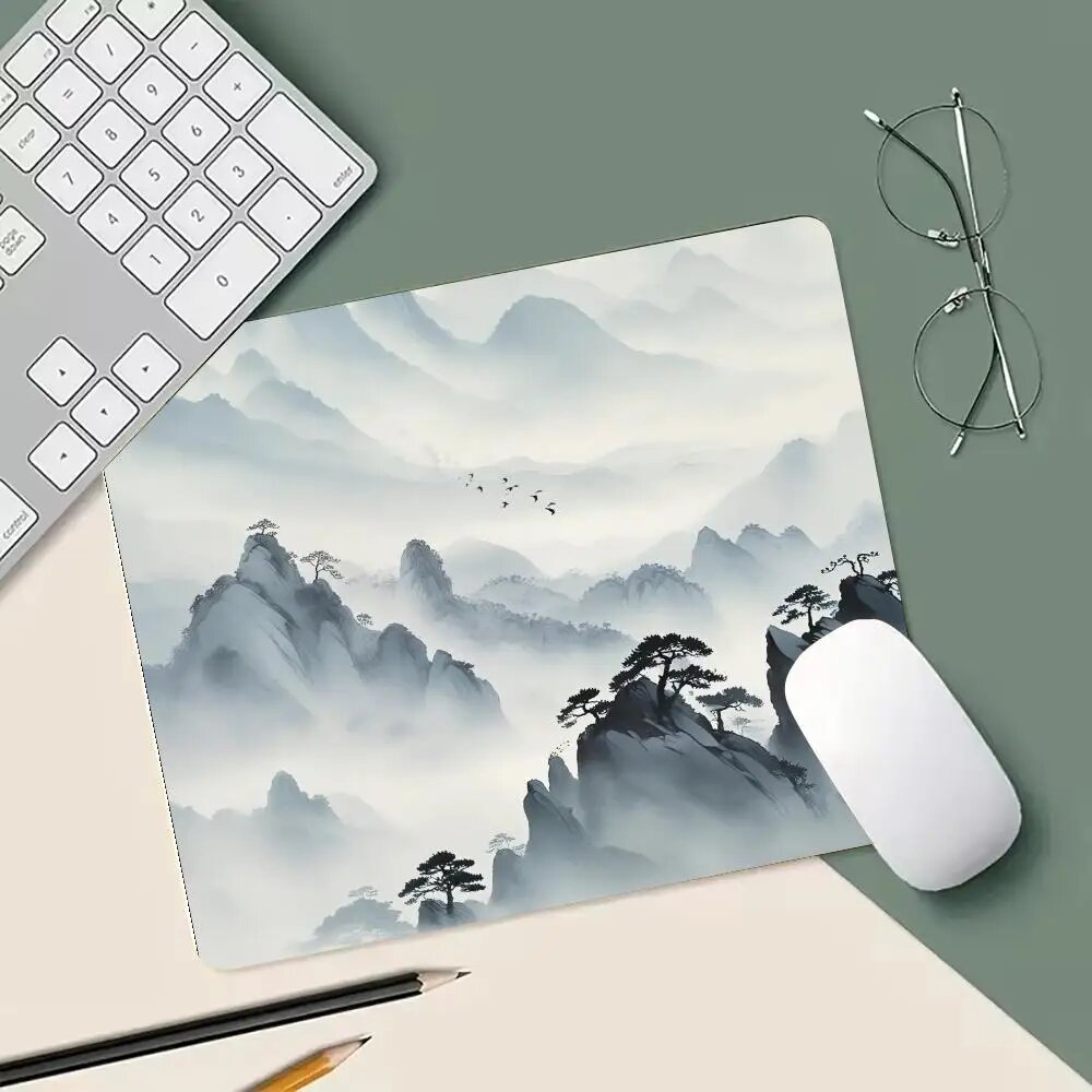 Коврик для мыши Mairuige, китайский стиль, резиновый 300x250x2mm, BLACK2