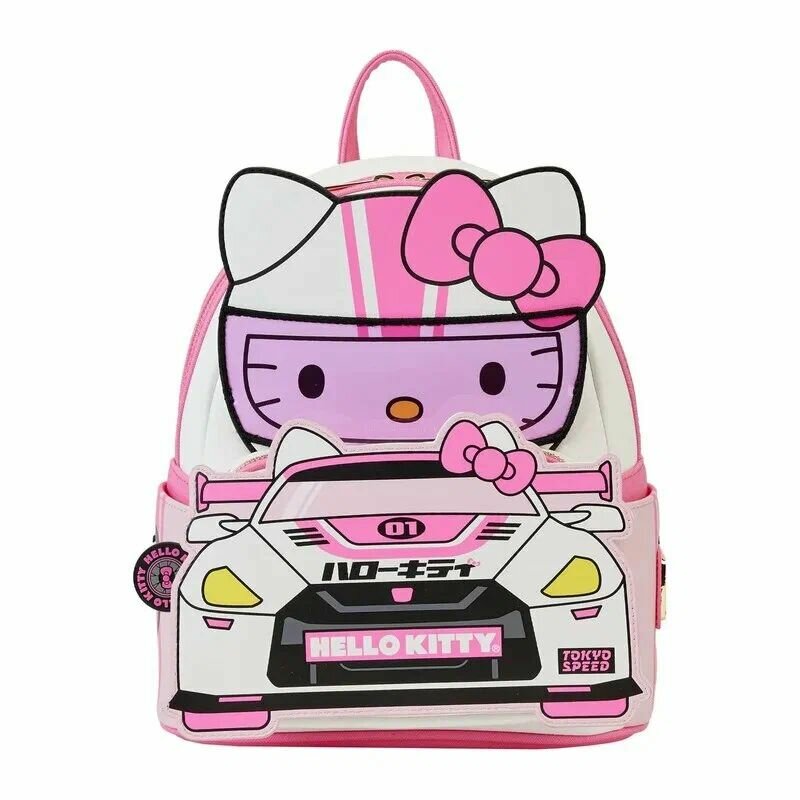 Сумка рюкзак Хелло Китти гонщица Racing Sanrio Hello Kitty Kawaii Loungefly