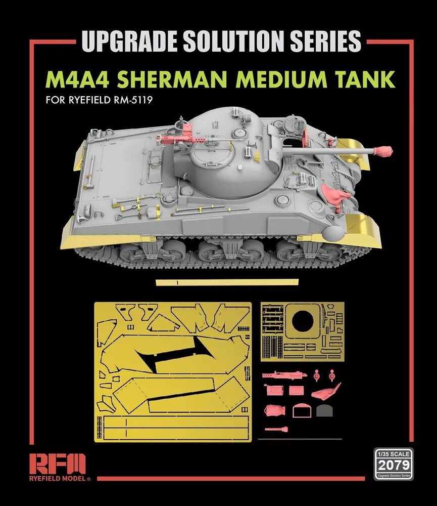 RYEFIELD RM2079 1/35 Набор запасных частей для M4A4 Шерман для RFM5119 Модель сборки танков