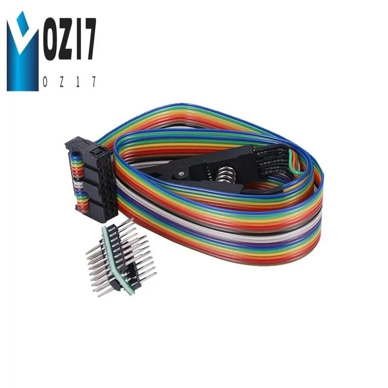 (W Y R S) Зажим совместим с тестирования программиста Sop16 Soic 16 Soic16 Pin Ic Clamp To Dip8 Flash Clip серии 25 Tl866Cs Tl866A
