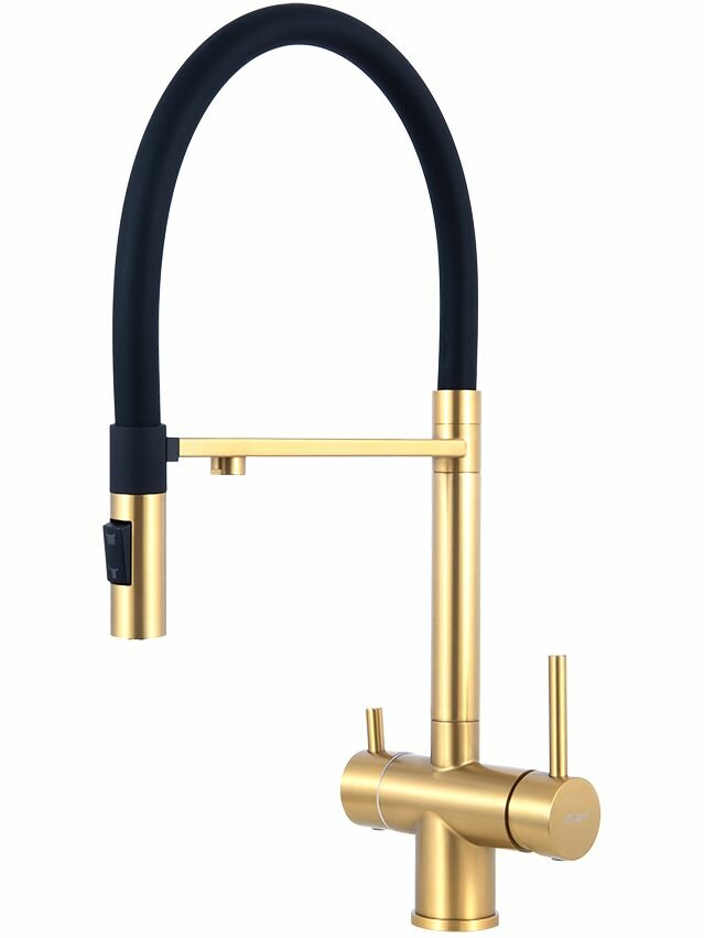 Смеситель для кухни Hoffger Liza 500 Gold