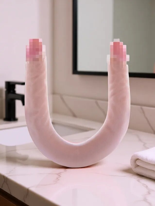 Фаллоимитатор LOVETOY FORM KEEP, двусторонний, неоскин, 42.6 см