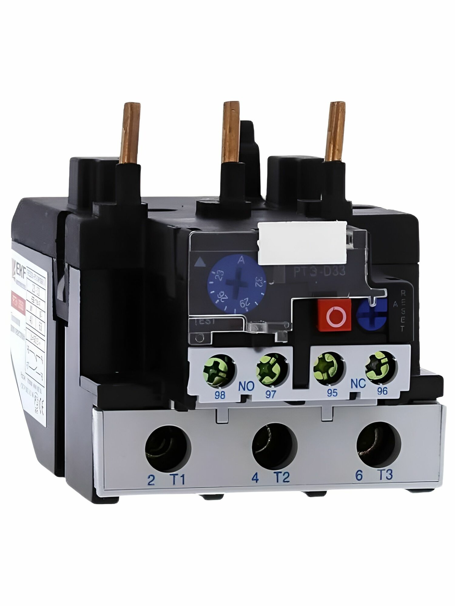 Реле тепловое РТЭ-3363, EKF, 63-80А, Арт: rel-3363-63-80.
