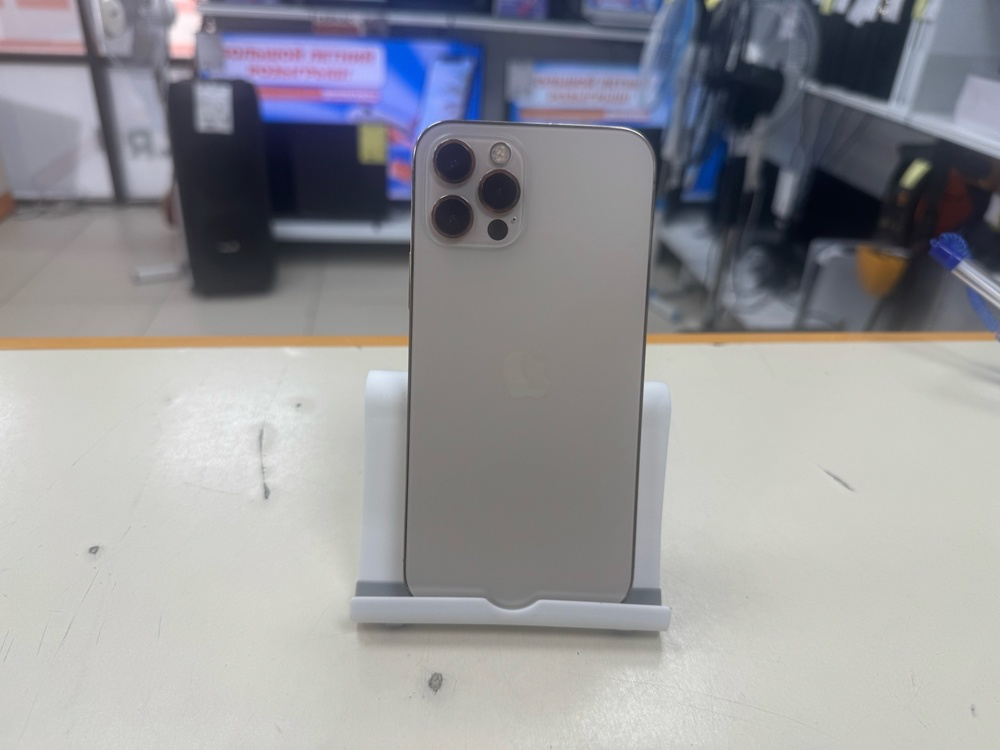 Смартфон Apple iPhone 12 Pro, 128GB, OLED, 6.1", NFC, камера 12MP，Золотой, Б/У, Уценка