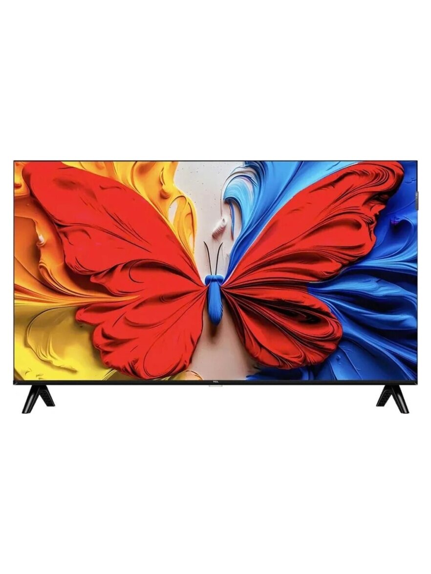 Телевизор Tcl 43S5K-RU, QLED, FULL HD, Smart Google TV, черный — фото 1