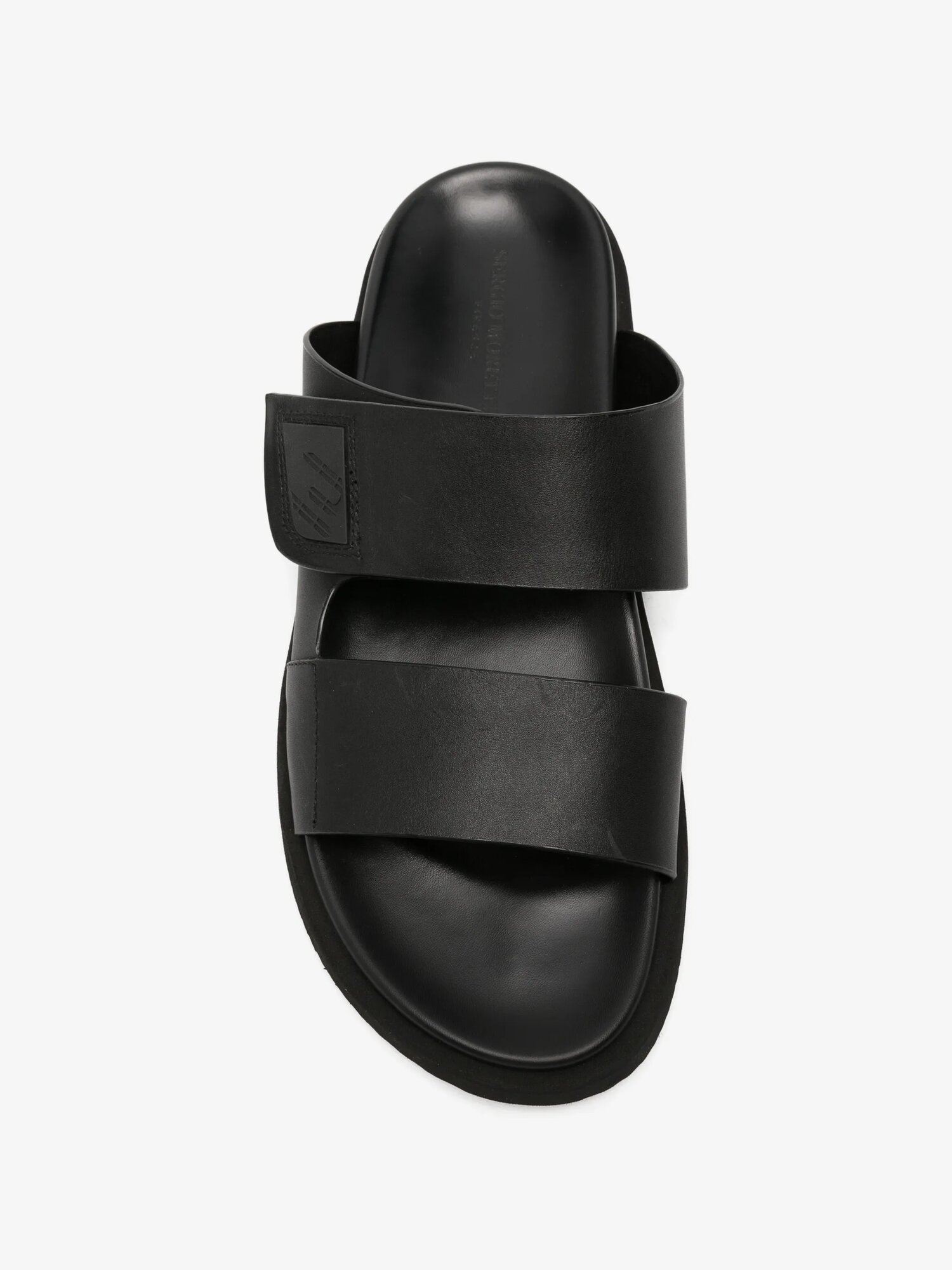 Сандалии SERGIO MORETTI Touch-strap double-strap sandals, размер 41, черный — фото 1