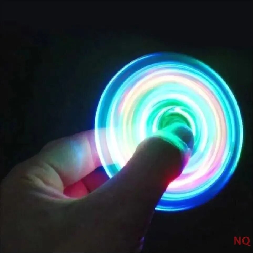 Классический спиннер, Finger Spinner, Спиннер классический светящийся в темноте