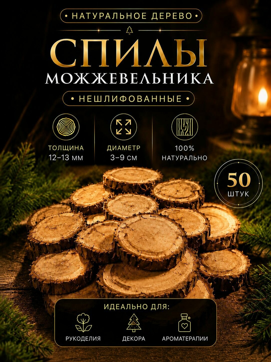 Спилы можжевельника
