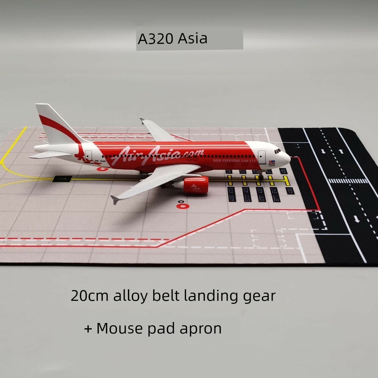 20см модель из сплава A320 Asia Airlines с колесами и стоянкой - коллекционная авиационная игрушка