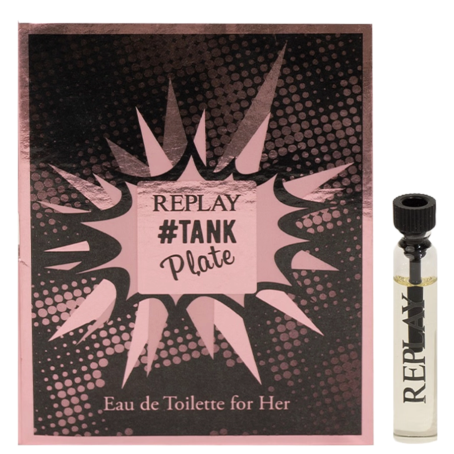 Реплей Танк Плейт Фо Хе туалетная вода 2 мл пробник для женщин - Replay Tank Plate For Her