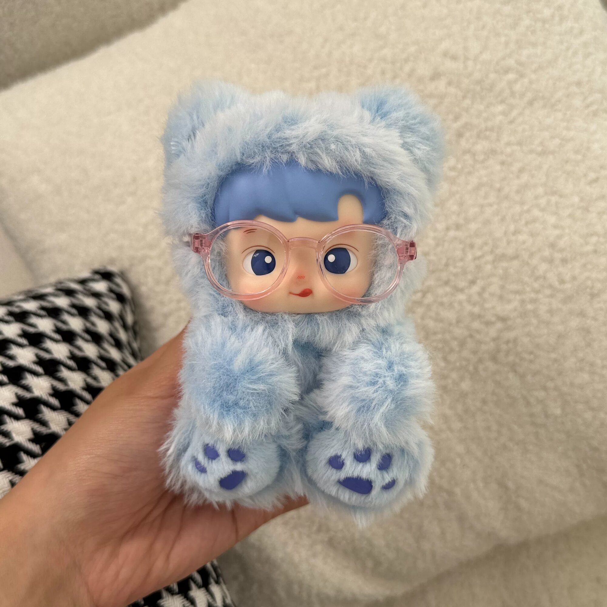 Розовые очки для кукол BJD — одиночный аксессуар, без куклы