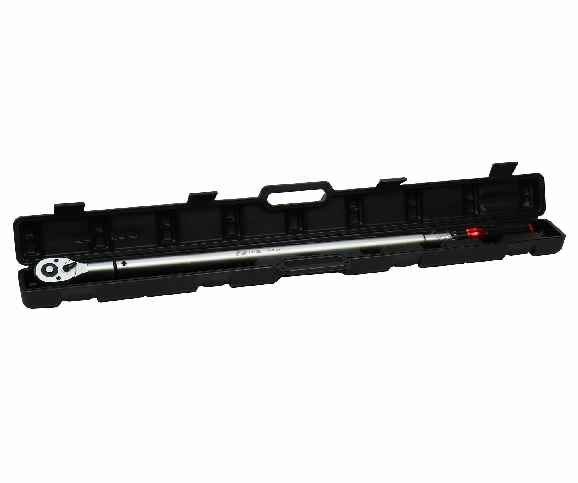 Ключ динамометрический 3/4" (140-700Nm L-1090мм) с быстрой фиксацией в кейсе LIGE
