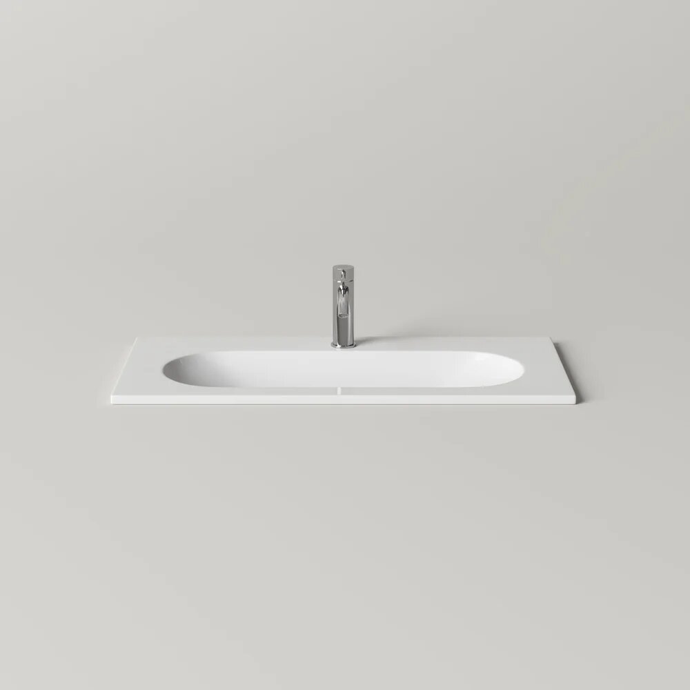 Раковина мебельная Ceramicanova Калиста (Calista) 810x395x120, CN6093 белый