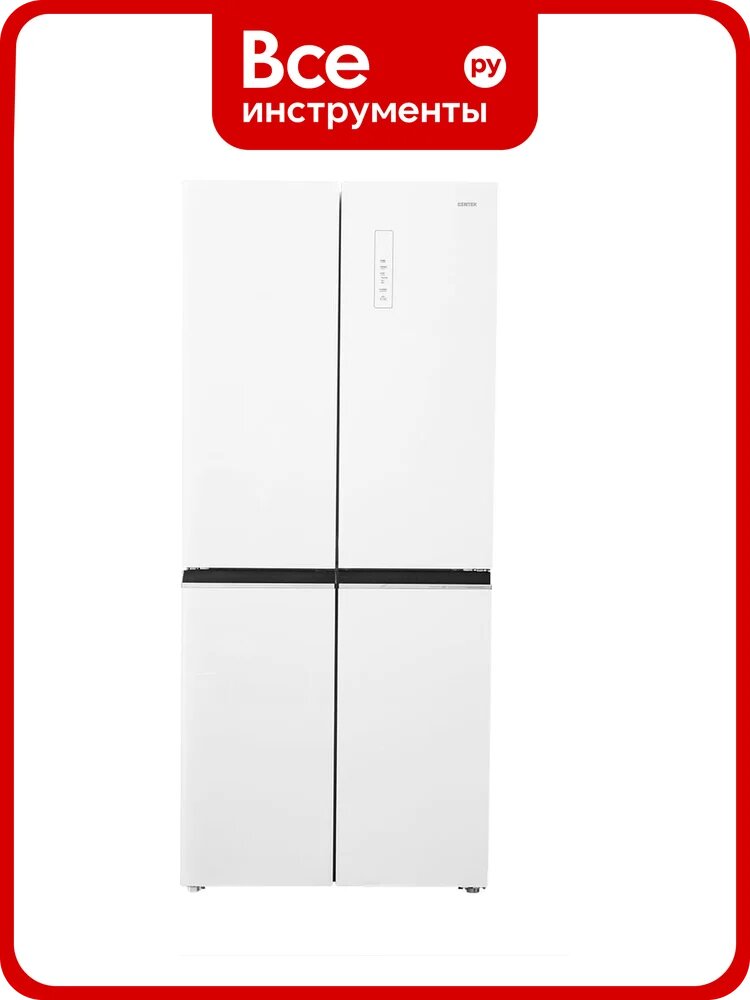 Холодильник Centek White Glass total NF 503 л (186 л/317 л), стекло, 4 двери CT-1745 White