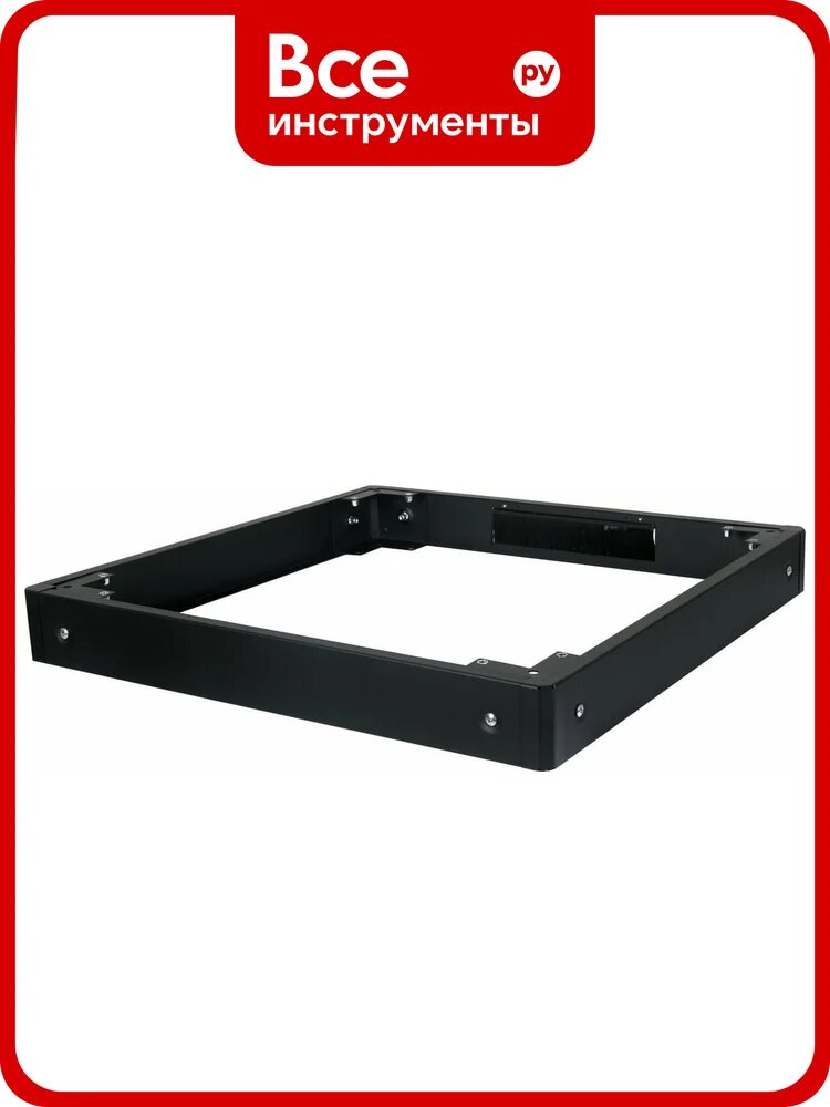 Цоколь для напольных шкафов DATAREX 800x800 с щеточным вводом чер DR-466441