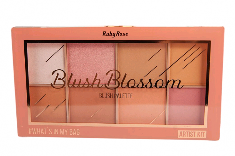 Румяна и хайлайтер Ruby Rose Blush Blossom, палетка, 24 г
