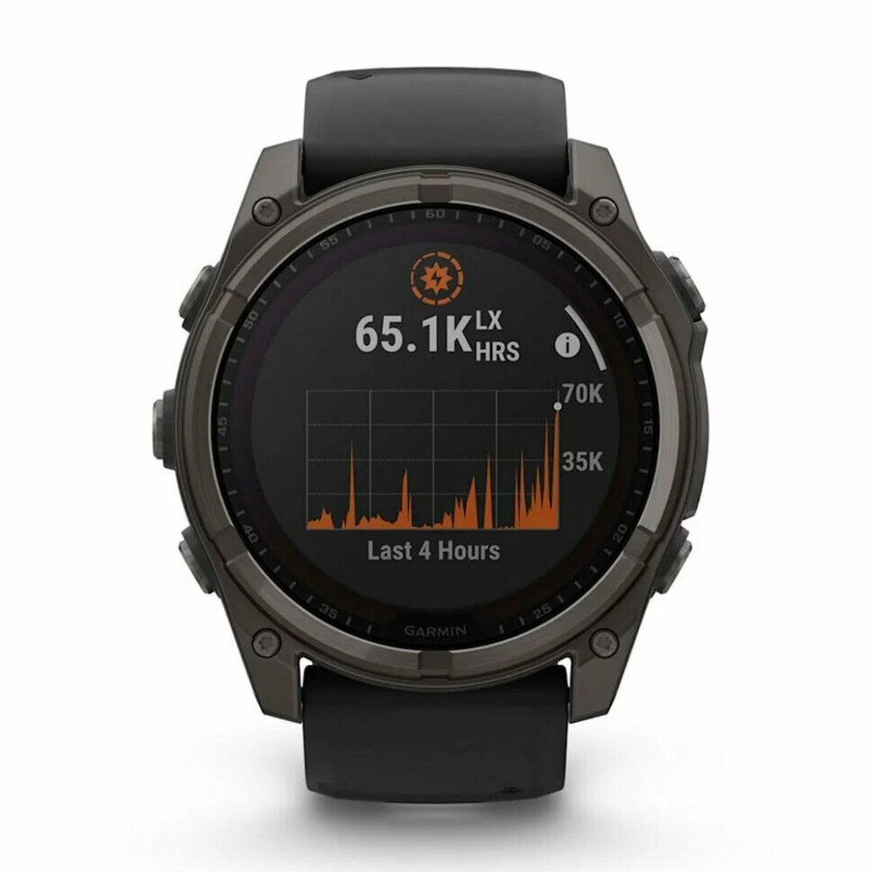 Умные часы Garmin Fenix 8 51mm AMOLED Sapphire Carbon Gray