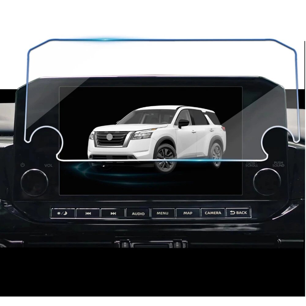 9-дюймовый автомобильный GPS-навигатор для Nissan Pathfinder 2022-2025, аксессуары для экрана, закаленное стекло, устойчивая к царапинам защитная пленка