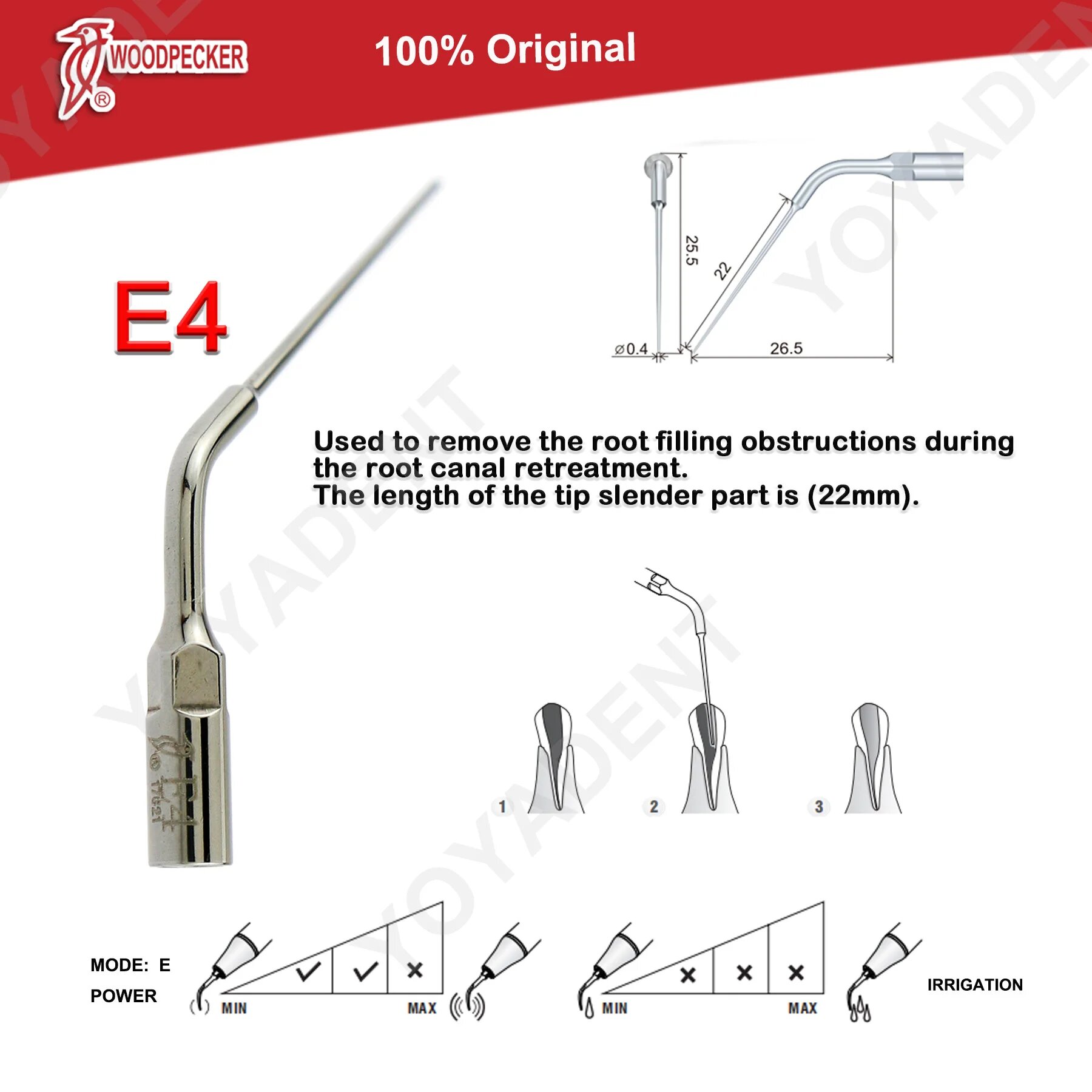 Woodpecker E4 наконечник для скалера