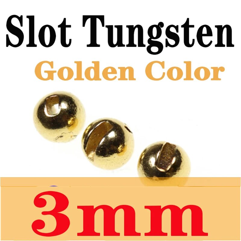 PERSUADER Вольфрамовые бусины для мух 3mm gold TG 20 шт.