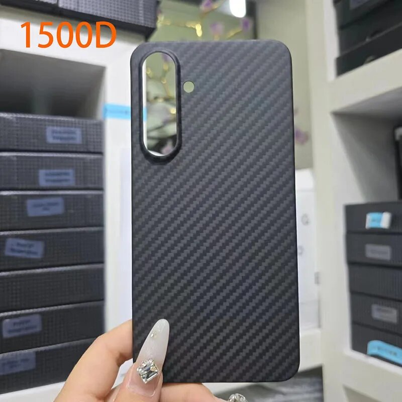 Чехол для Samsung Galaxy S25 S25+ S25 Plus из настоящего углеродного Галактика С25, (1500D V)