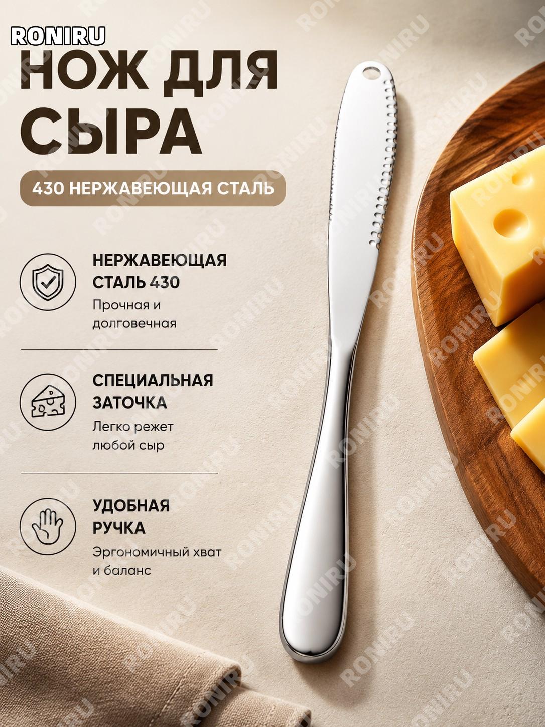 Нож для сыра 430 из нержавеющей стали, цвет 430芝士刀, столовый кухонный прибор для сервировки и использования дома