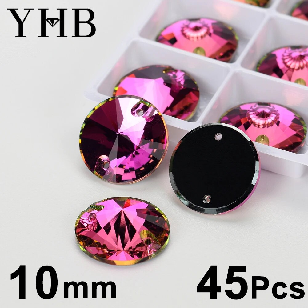 Швейные камни YHB Vitrail Rose
