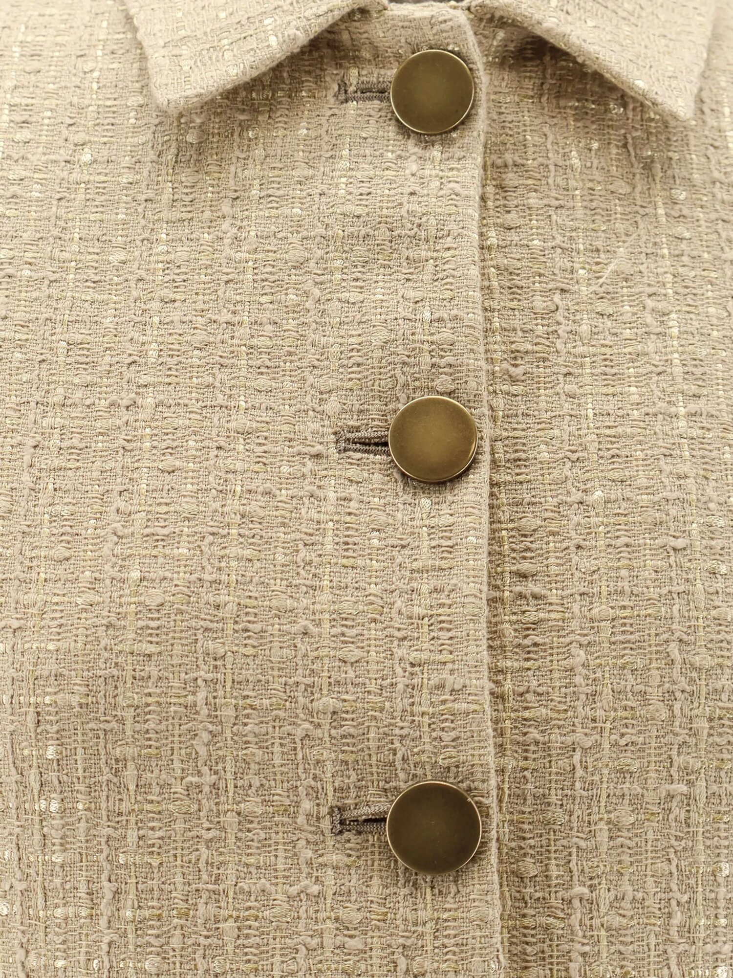Куртка SAULINA Button-fastening tweed jacket, размер 48 — фото 1