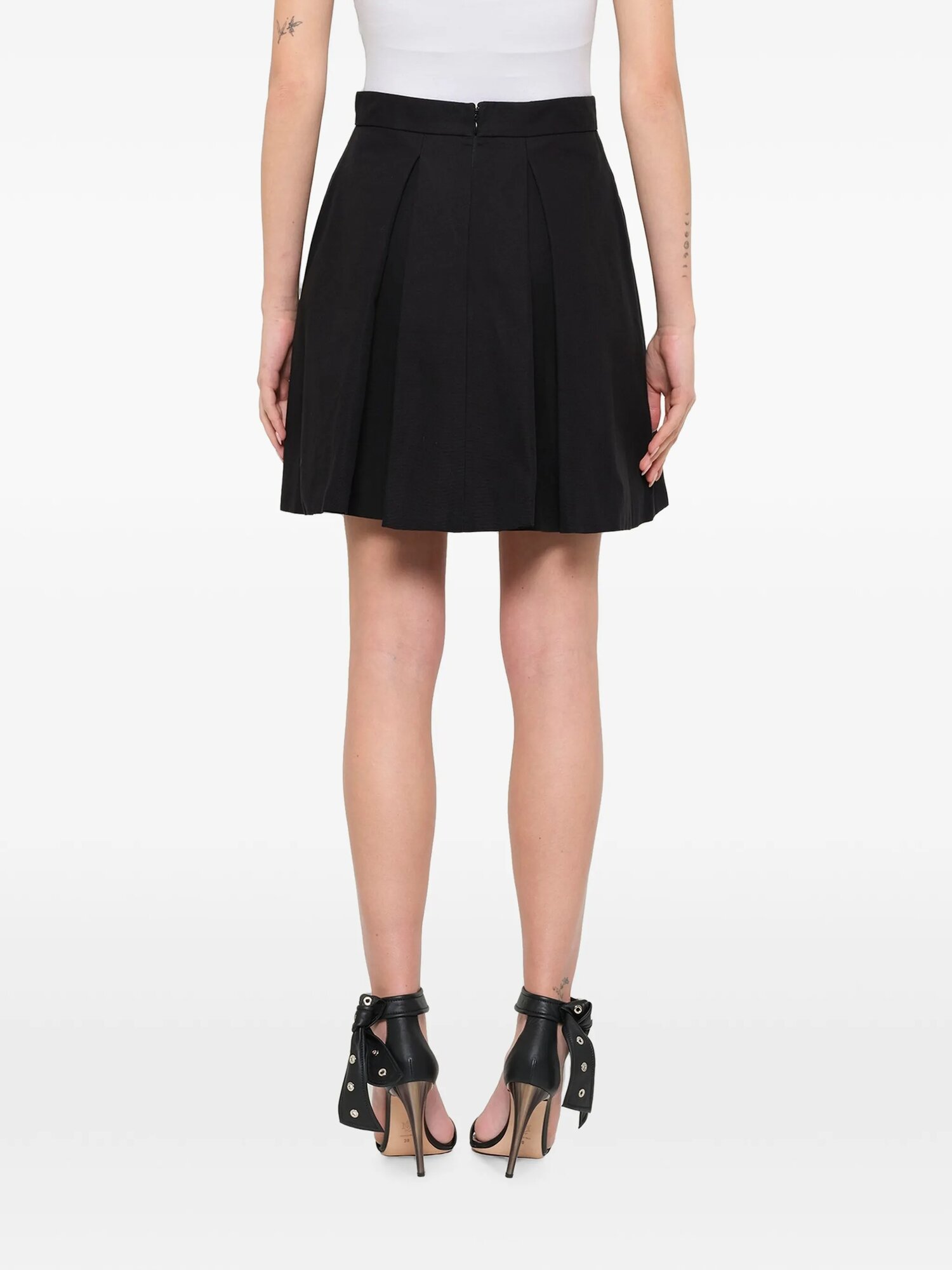 Юбка Alexander McQueen Pleated A-line skirt, размер 38 — фото 1