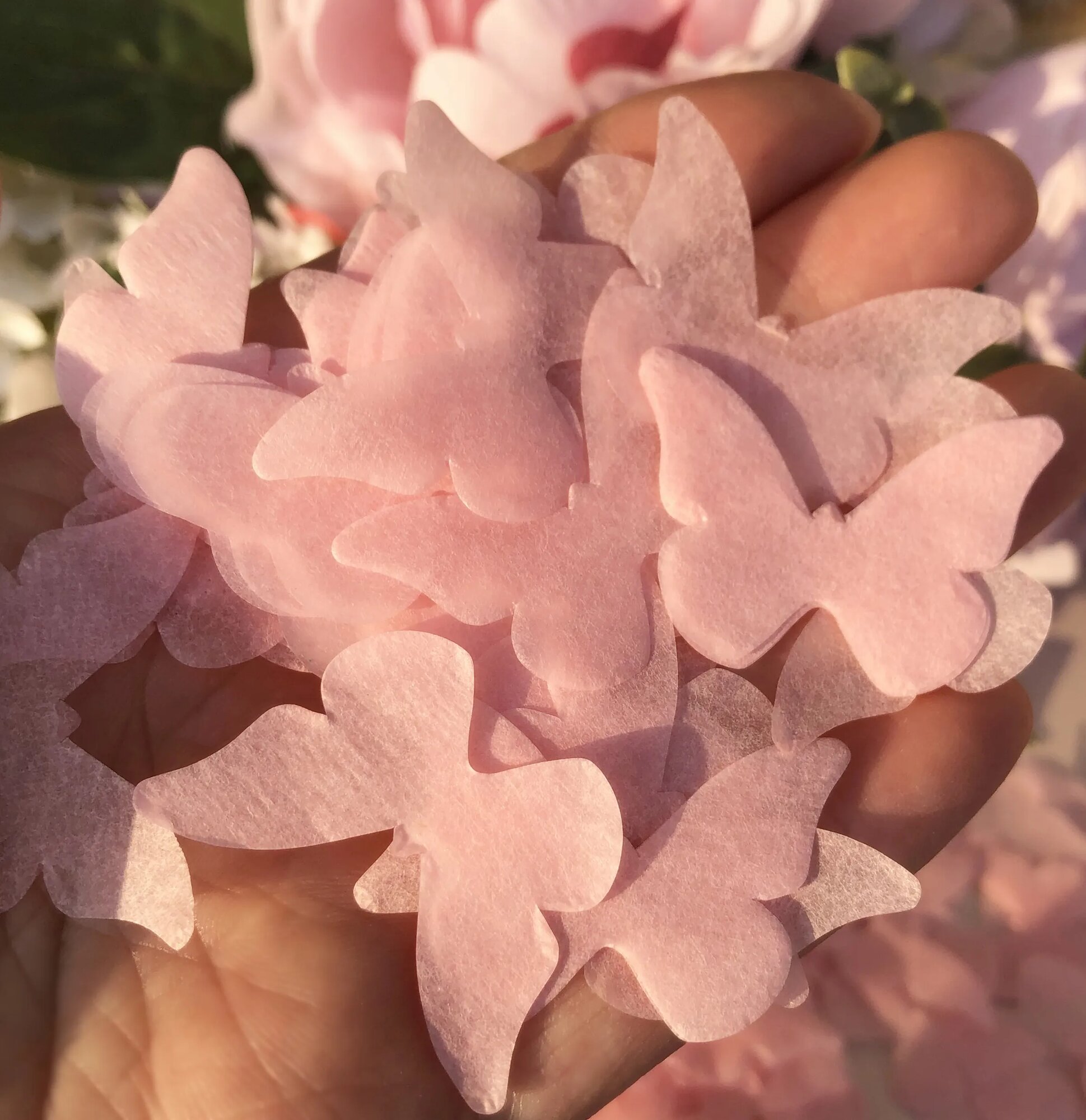 Сиреневые бабочки для свадьбы Blush Pink, 2000 шт