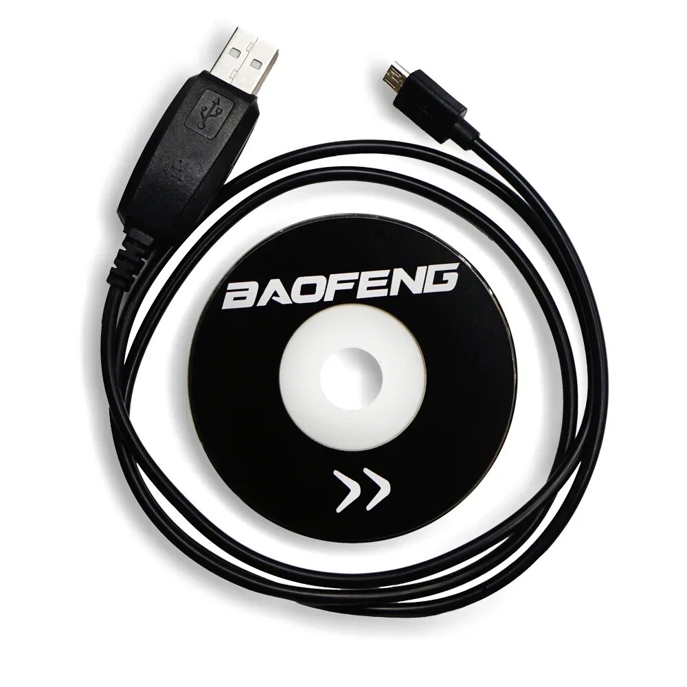 USB-кабель для программирования BAOFENG с программным обеспечением для CD раций Baofeng bft1