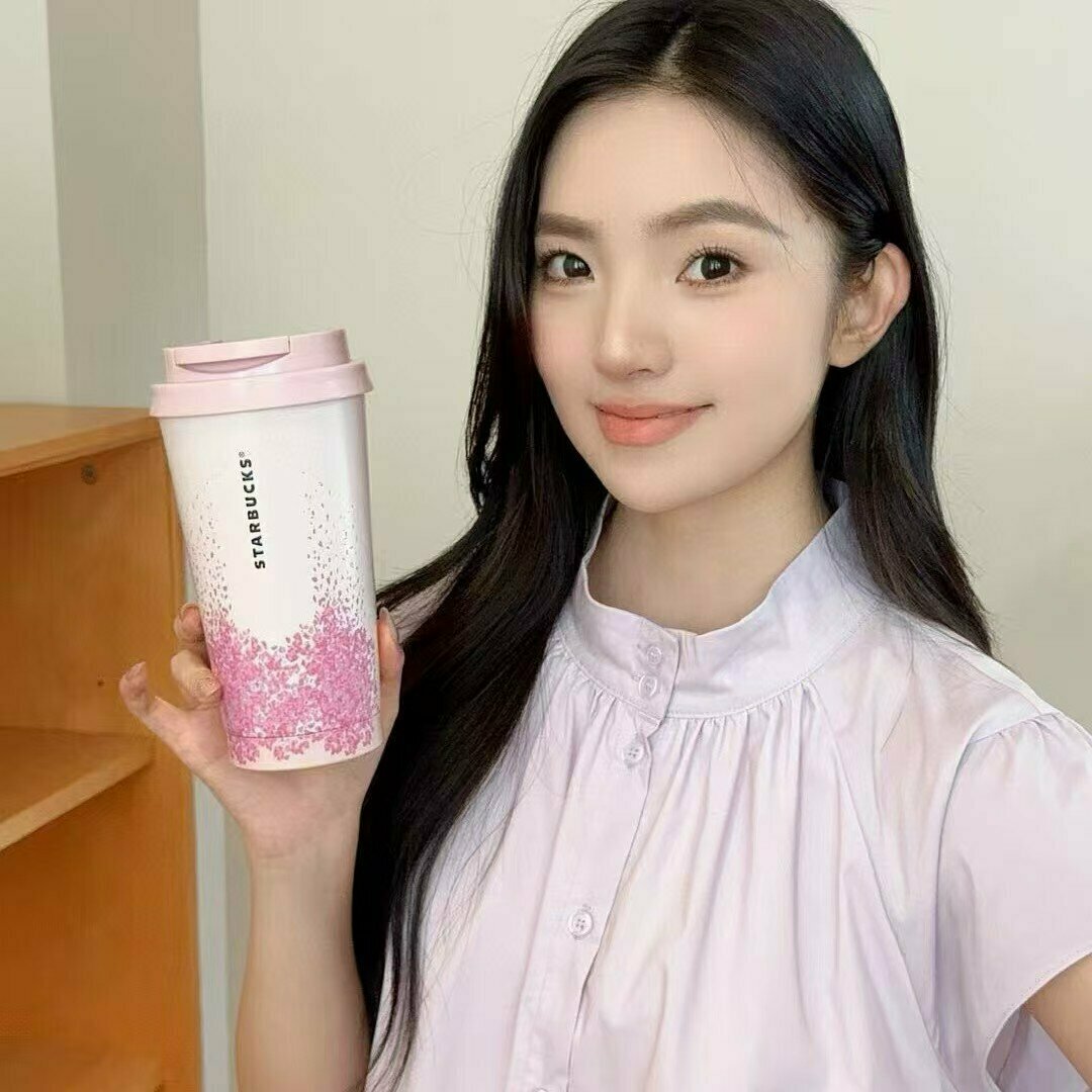 Новая стильная кофейная кружка Starbucks Sakura World, 500 мл.