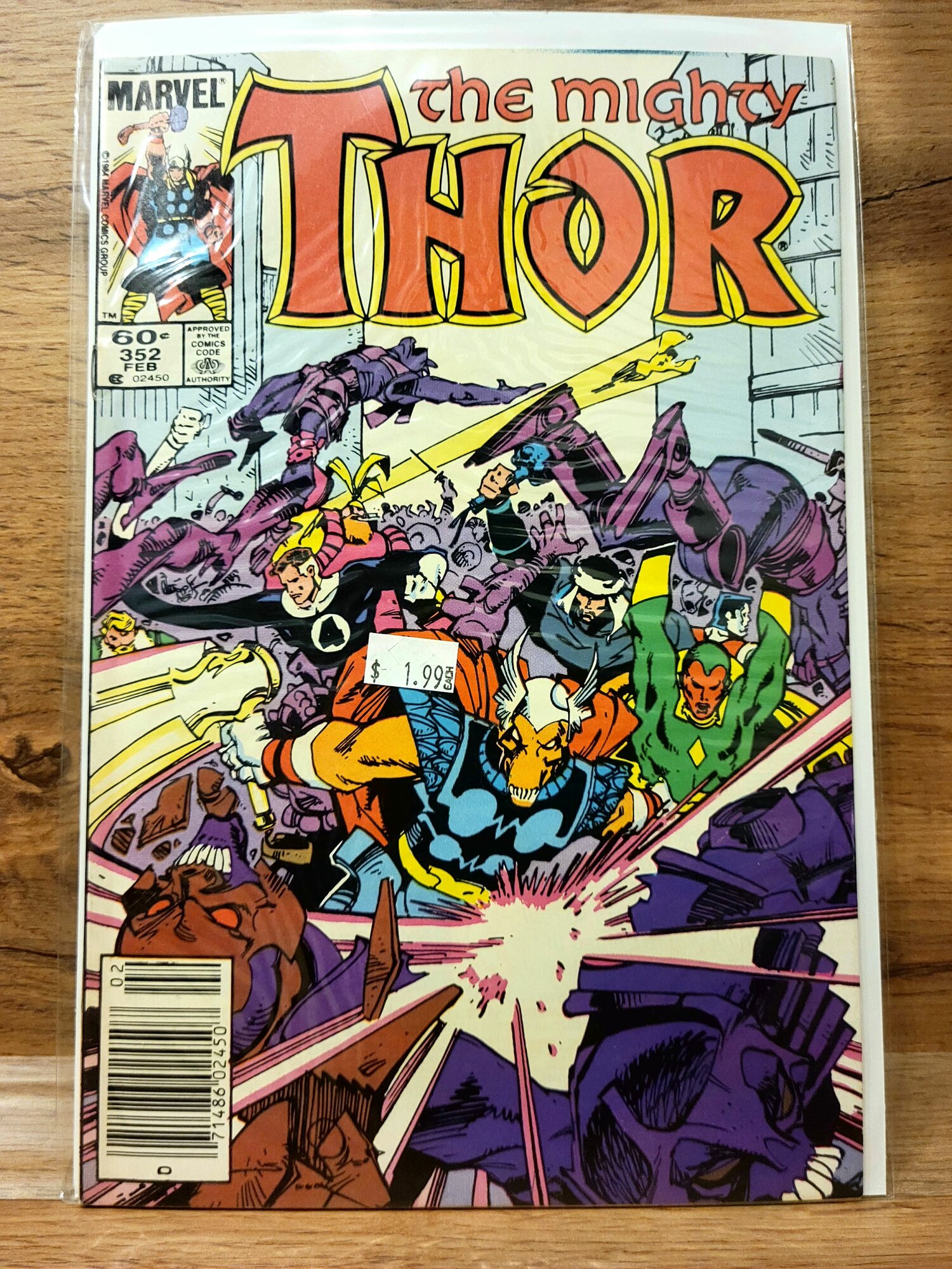 Раритетный Комикс Thor #352. 1984 Год.