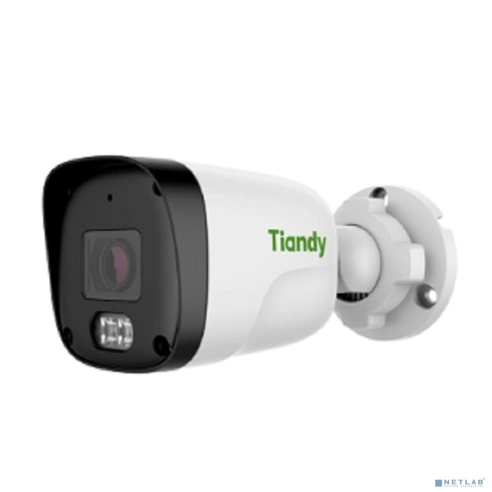 Tiandy TC-C321N 1ANB-28 цилиндрическая, 2Мп, 1920х1080@30к/c, адаптивная ИК подсветка до 30м + белая подсветка до 15м, DWDR, цвет: 0.01лк, , объектив 2.8мм, встроенный микрофон, кабель, 1? RJ-45