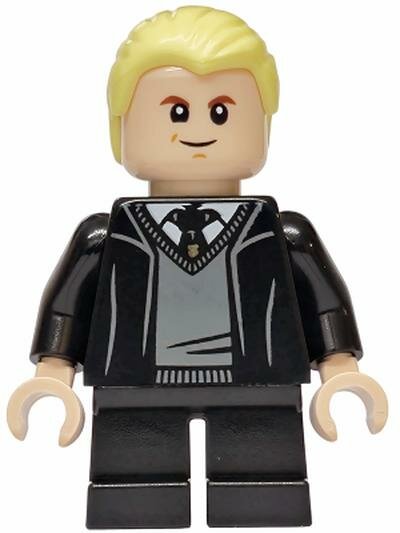 Минифигурка Lego hp608 Draco Malfoy - Hogwarts Robe, Black Tie, Grin
