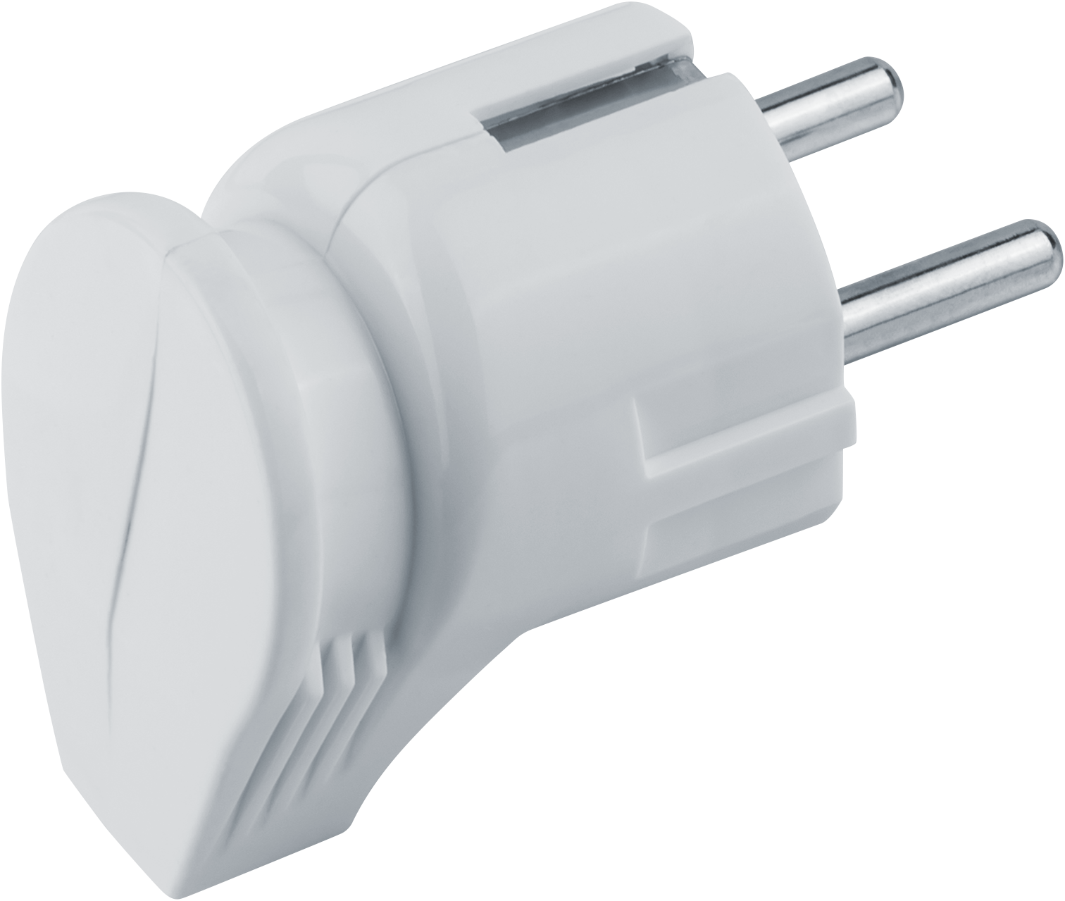 Вилка Navigator 61 362 NCA-PL04-16A-E-WH угловая с/з белая, 16 А