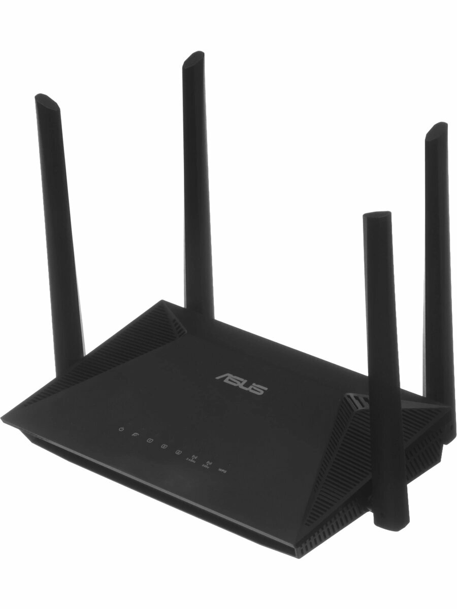 Беспроводной роутер Asus RT-AX52 Pro Wi-Fi 6 2.4/5 ГГц 3 черный