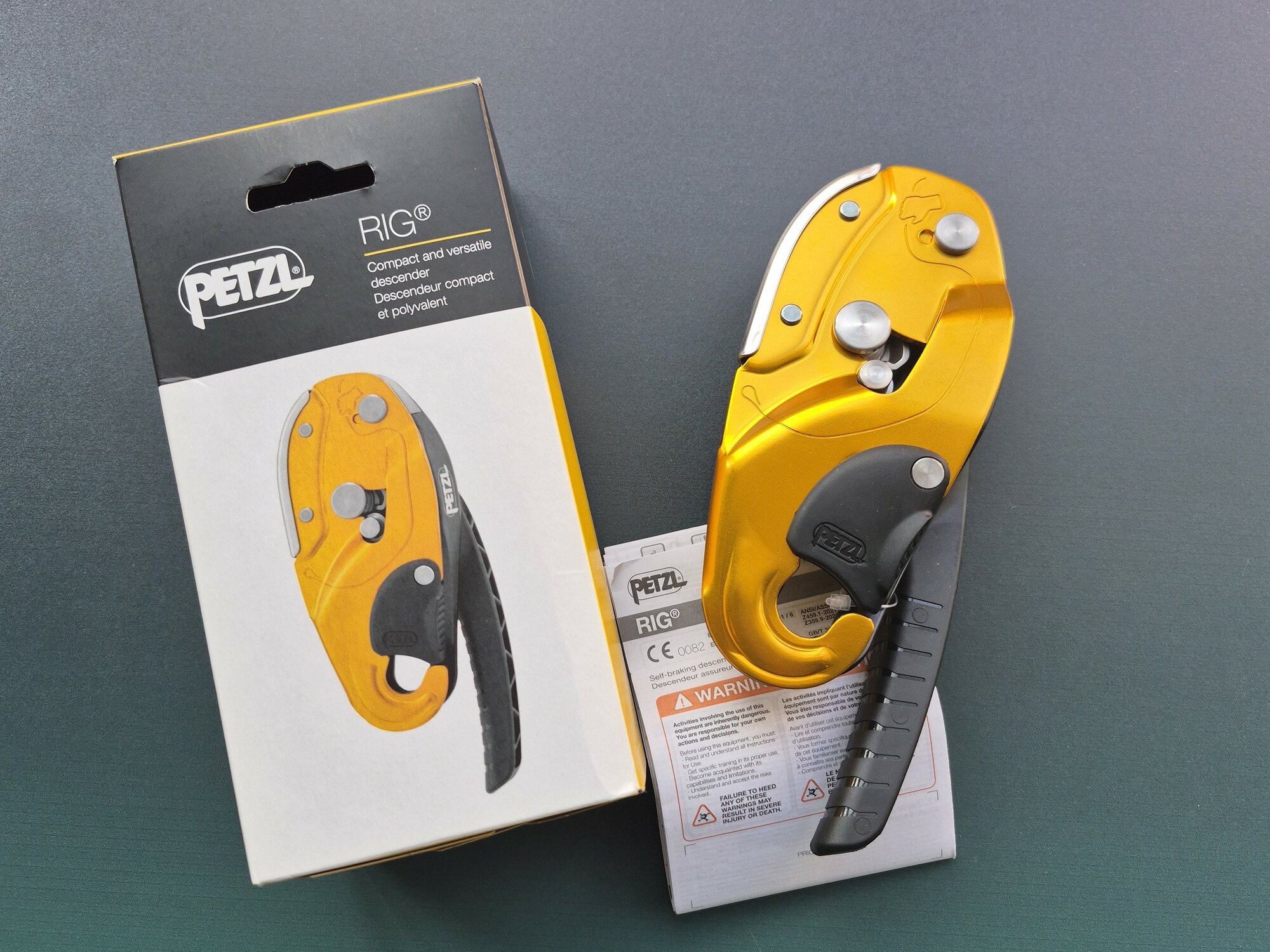 Спусковое устройство Petzl Rig (New 2026 г)