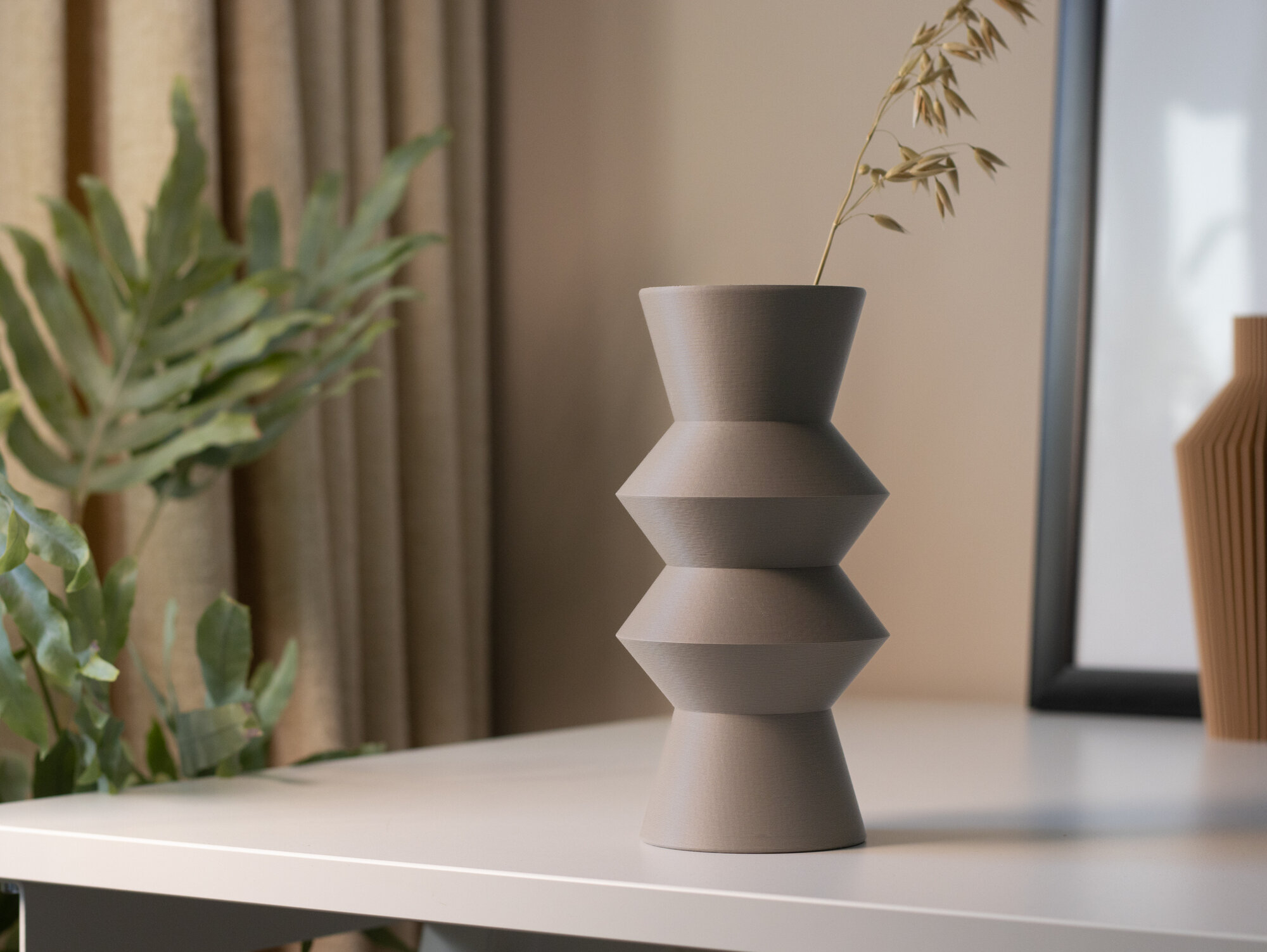 Ваза декоративная в стиле джапанди, 3D-печать, 3DOPRU арт. VASE-TV-7160672