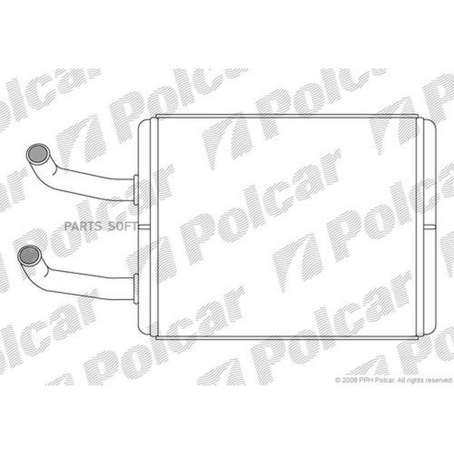 4150N81 4150N81 POLCARРадиатор салона от официального дистрибьютора, POLCAR, артикул 4150N81
