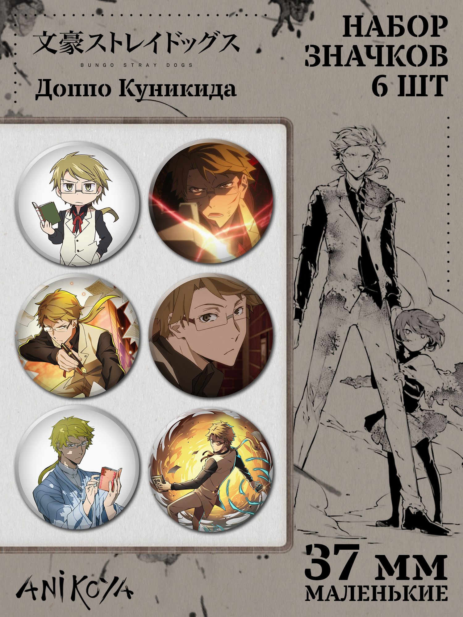 Набор значков AniKoya