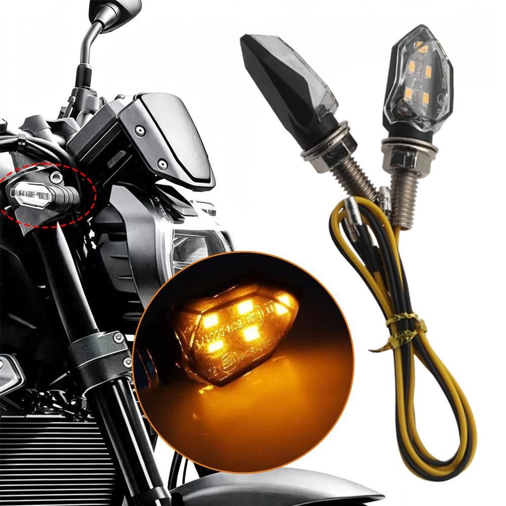 Поворотники на мотоцикл, 12V LED яркий световой сигнал, 1 шт.