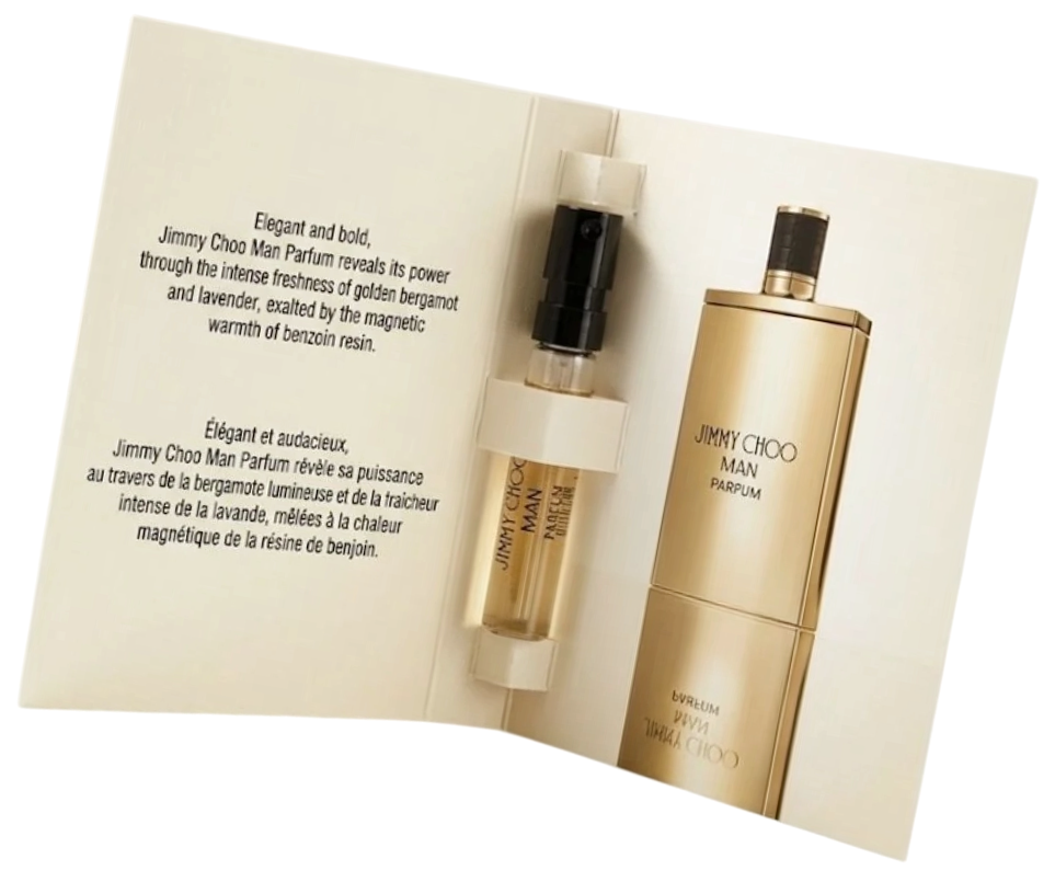 Духи Джимми Чу Мен Парфам мужские 2 мл миниатюра - Jimmy Choo Man Parfum сэмпл парфюма