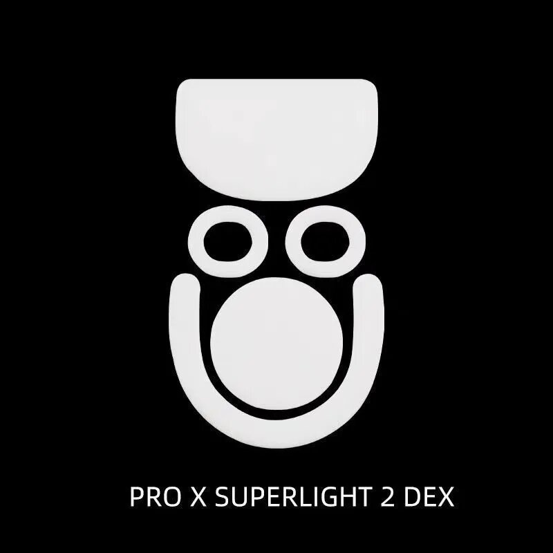 Глайды для EspTiger ICE V2 для Logitech PRO X SUPERLIGHT 2 DEX, белый