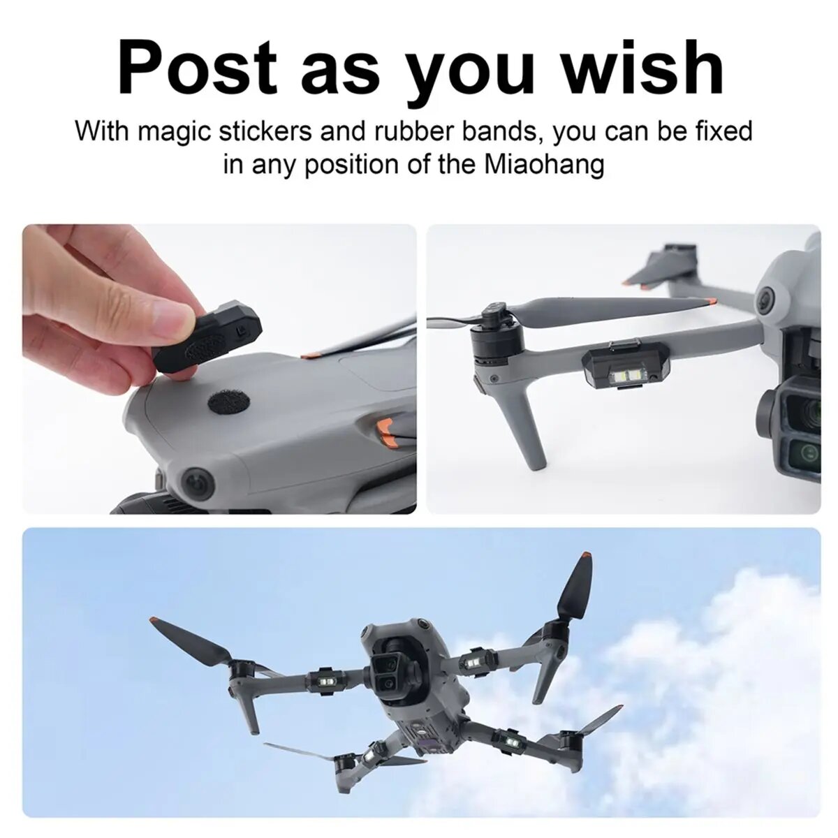 Мини-стробоскопы для дронов DJI AS62 5 шт.